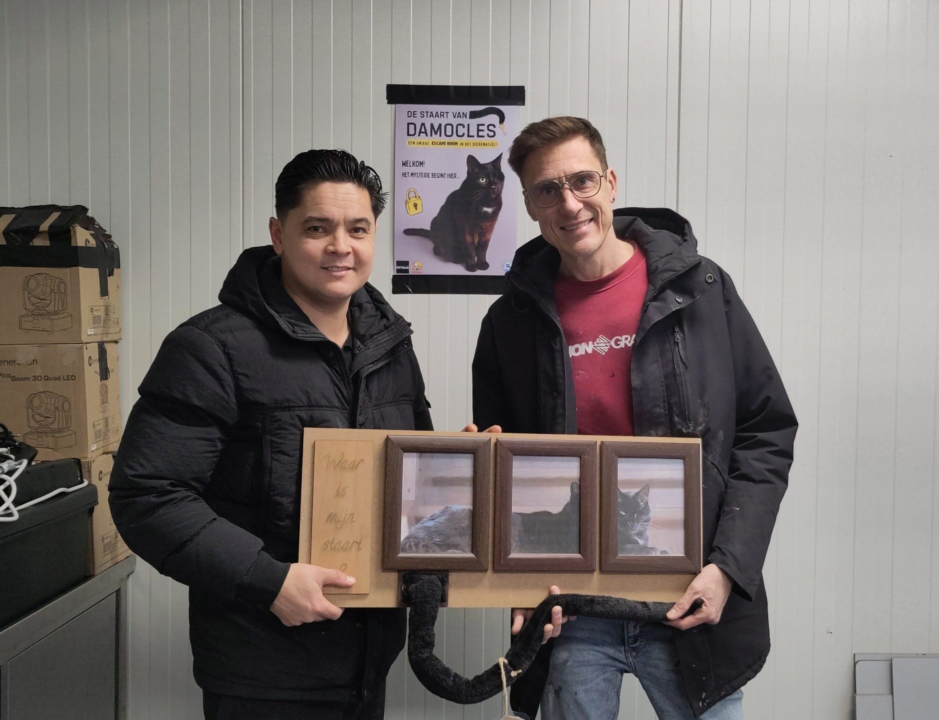 Daverend succes: Escape Room in het dierenasiel - Dierentehuis ...